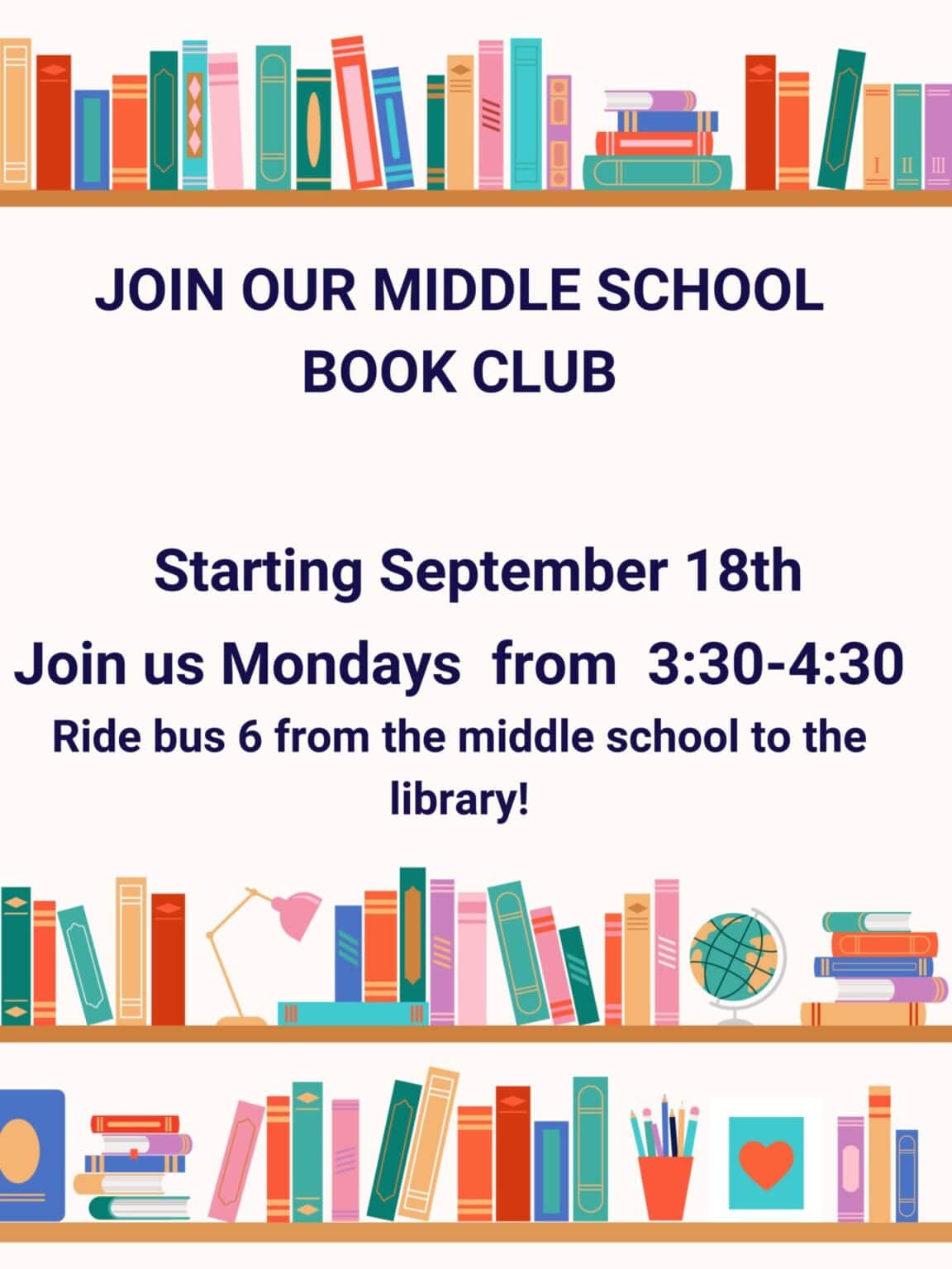 Middle School Book Club
